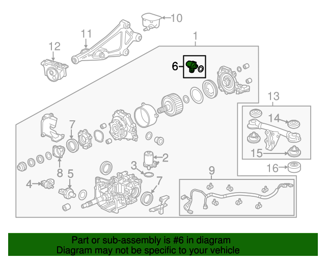 48350-5TG-003 - Automatic Transmission Control Solenoid 2016-2024 Honda ...