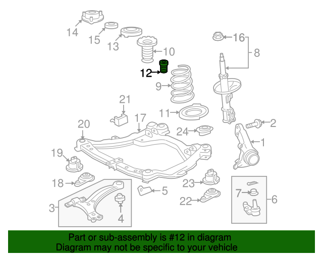 2009-2015 Toyota Venza Bumper 48331-0T010 | Toyota Parts Center