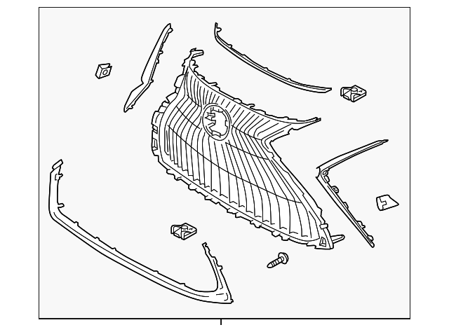 53101-06650 - Grille Assembly 2019-2022 Lexus | Longo Lexus Parts