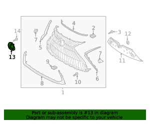 53141-33180 - Grille Emblem 2019-2022 Lexus | AutoNationParts.com