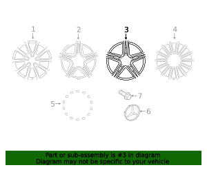 177-401-07-00-7X23 - Wheel 18 5-Spoke 2019-2021 Mercedes-Benz A 220 ...