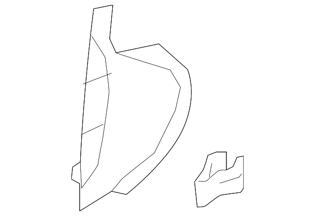 2018-2021 Mercedes-Benz End Cap 238-680-08-02-9051 | MB OEM Parts