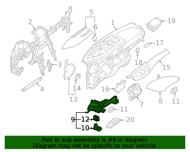 213-680-29-06-9051 - Lower Cover 2017-2023 Mercedes-Benz | Mercedes ...
