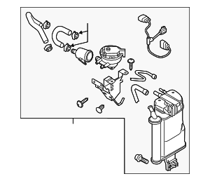 2015-2019 Audi Vapor Canister 5Q0-201-797-G | Audi USA Parts