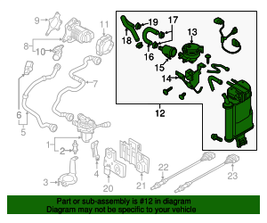 2015-2019 Audi Vapor Canister 5Q0-201-797-G | AutoNationParts.com