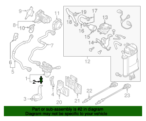 2013-2024 Audi A.I.R Pump Bumper 079-133-567 | OEM Parts Online