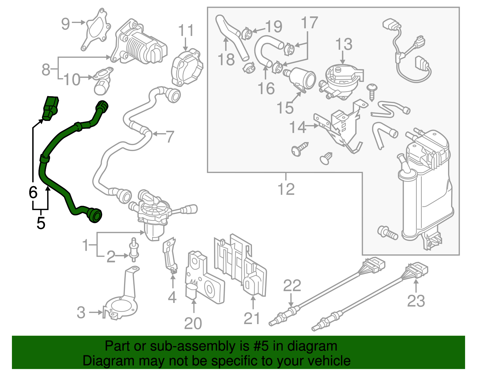 5Q0-131-128-P - Hose AutoNation Parts