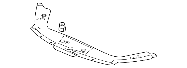 71123-TY4-A40 - Cover Front Grille - 2013-2015 Honda Crosstour | Honda ...