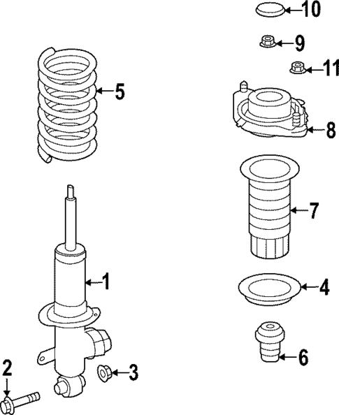 Struts & Components for 2022 Subaru Ascent | Subaru Parts Store