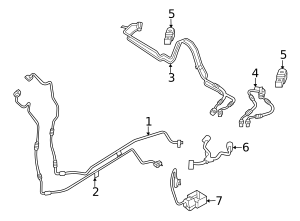 Genuine BMW 64-53-6-826-382 | Rear AC Line | FREE Shipping on Most ...