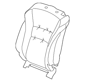 81121-T3L-A12ZA - Cover, R Front Seat-Back Trim *YR449L* (Cashmere ...