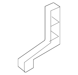 2016-2018 Audi Mount Strap 4G8-807-329 | Genuine Audi Parts