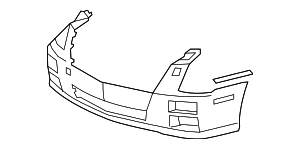 2008-2011 Cadillac STS Front Bumper Cover 19178894 GM | GMPartsDirect.com