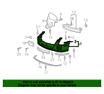 2008-2011 Cadillac STS Front Bumper Cover 19178894 GM | GMPartsDirect.com