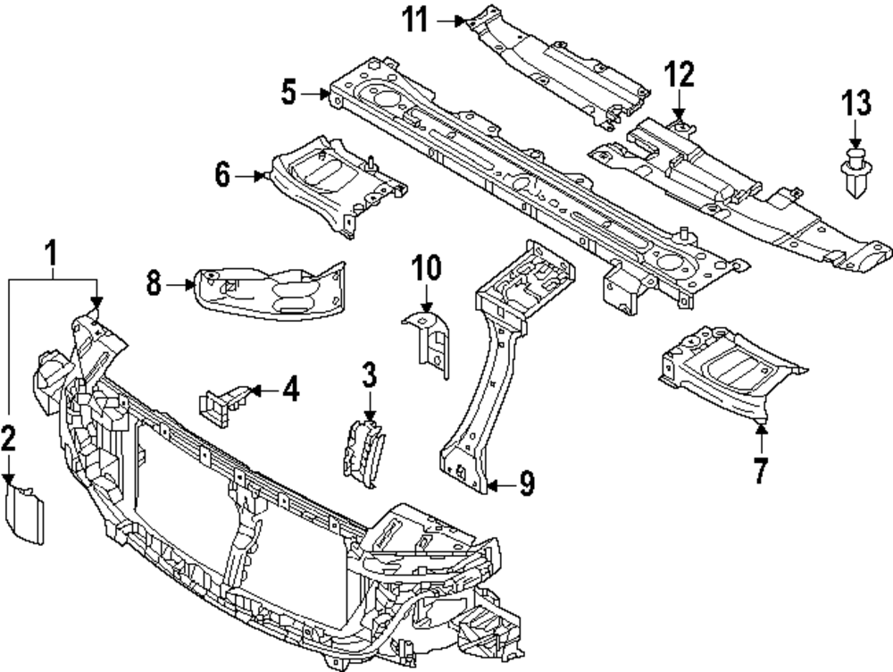 2024 Mazda CX-90 Reinforced Assembly KBB3-50-71Y | RealMazdaParts.com