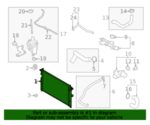2019-2021 Mazda Radiator Assembly PAF3-15-200B | TascaParts.com