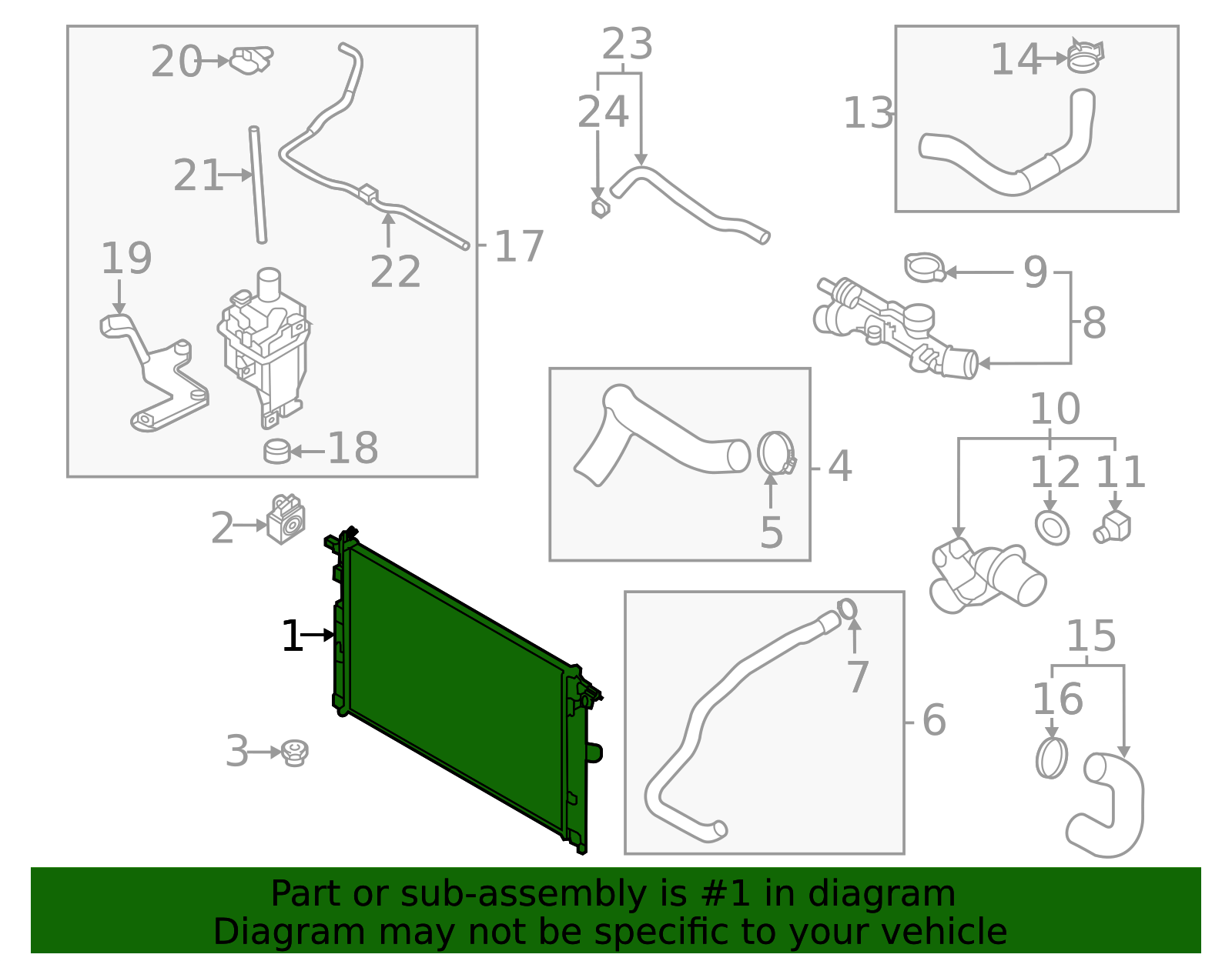 PX9R-15-200 - 2023 Mazda CX-30 - Radiator Assembly | Mazda Parts Factor
