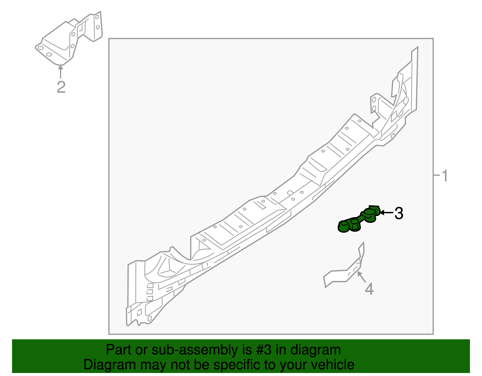2013-2020 Infiniti Retaining Bracket H5042-3KAMA | Infiniti of Orland Park