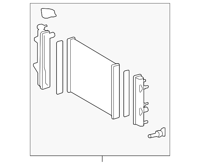 2010 Toyota 4Runner Radiator Assembly 16400-75442 | Toyota Parts Center