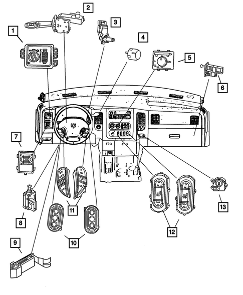Switches for 2004 Dodge Ram 1500 | We R Mopar