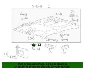 FL3Z-1504132-AM - Retainer 2022 Ford F-250 Super Duty | AutoNation Parts