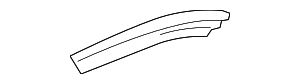 2010-2020 Nissan 370Z Weatherstrip - Driver's Side (LH) 97173-1ET0A ...