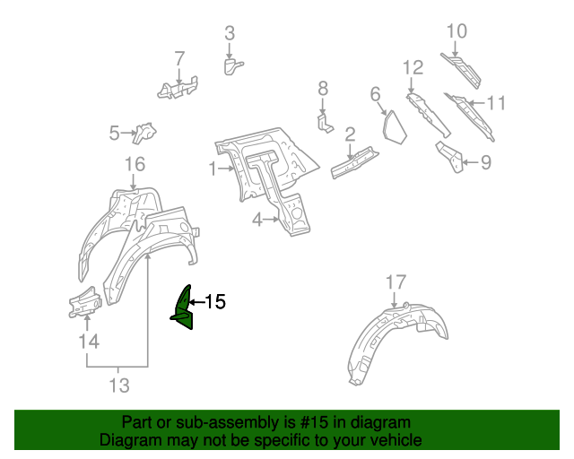 2008-2013 Toyota Highlander Pad 58588-0E020 | Toyota Parts Center