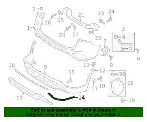 2019-2020 Hyundai Santa Fe Outer Molding 86691-S2010 | OEM Parts Online
