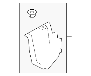 2019-2020 Hyundai Santa Fe Under Cover 86675-S2000 | OEM Parts Online