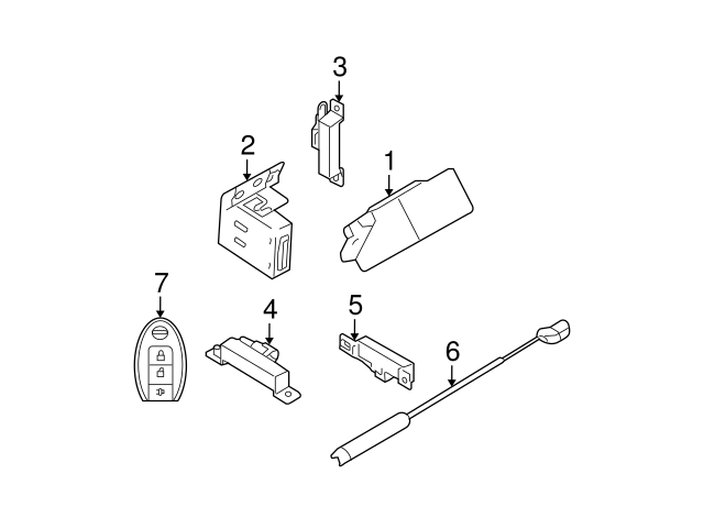 2008-2013 Nissan Rogue Antenna Assembly 285E5-89900 | Nissan Parts Plus