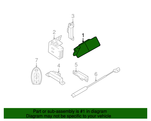 2008-2015 Nissan Control Module 28595-JM00A | QuirkParts