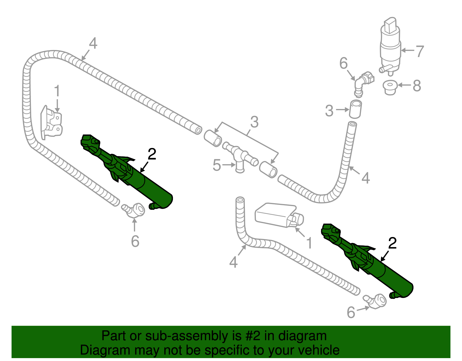 2015-2017 Volkswagen Golf R Pressure Cylinder 5G0-955-965 | OEM VW ...