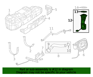 2019-2020 Ram 1500 Fuel Pump Assembly 68409160AE | TascaParts.com