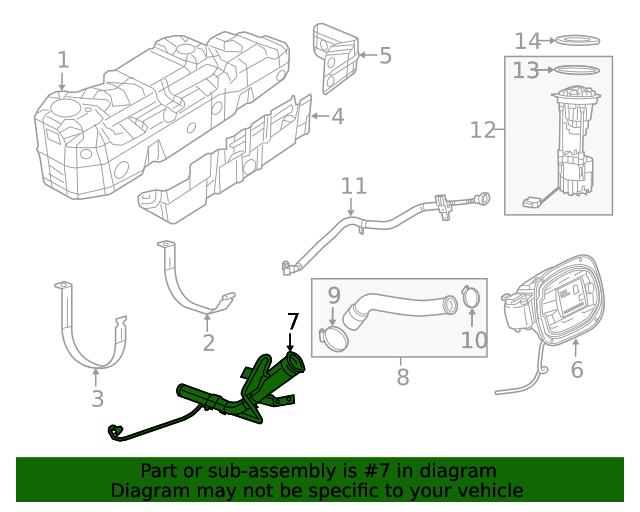 2019-2023 Ram 1500 Tube 68619921aa | TascaParts.com