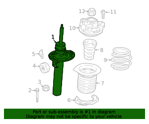 31316871781 - 2018-2024 BMW X3 Strut (31-31-6-871-781) | BMW of South ...