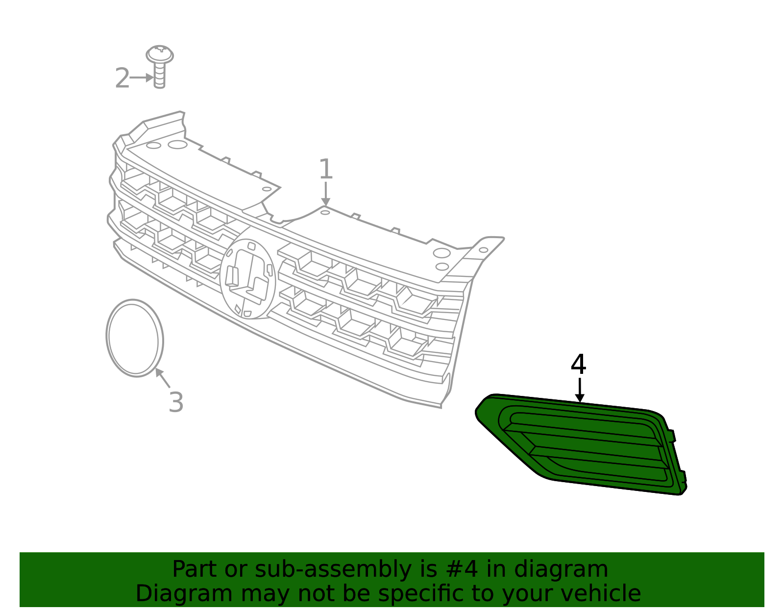 2018-2020 Volkswagen Atlas Grille Assembly 3CN-853-651-A-RYP | Retail ...
