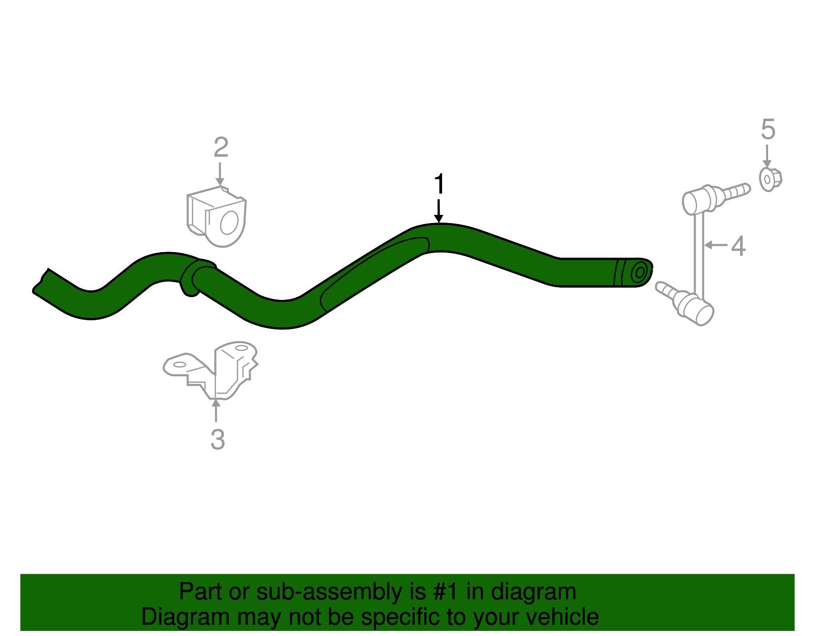 48811-04130 - 2005-2023 Toyota Tacoma - Stabilizer Bar | Conicelli Toyota