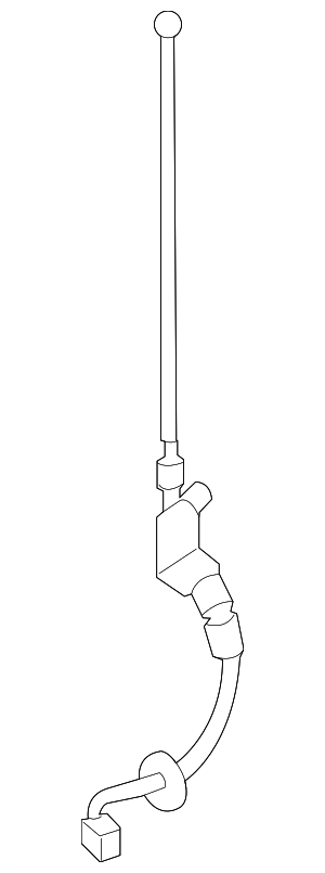 Genuine Toyota Antenna Cable part# 86101-35400 for 2012-2015 Toyota ...