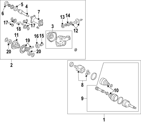 Differential for 2006 Lexus GX470 | DiscMonster