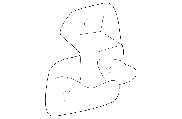 2000-2002 Toyota 4Runner Flare Rear Bracket 53845-35020 | OEM Parts Online