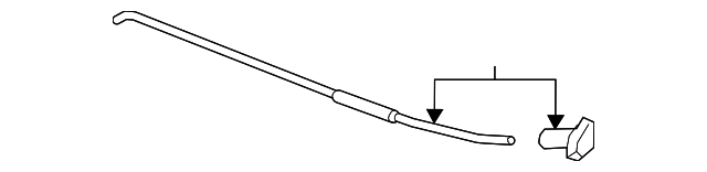 84115309 - Hood Hold Open Rod 2016-2019 Chevrolet Cruze | GM Wholesale ...