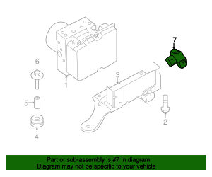 997-606-145-09 - ABS Deceleration Sensor 2006-2016 Porsche ...
