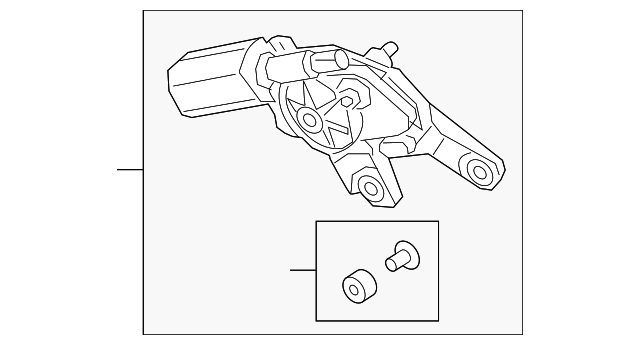 2019-2020 Audi Wiper Motor 4KE-955-711 | Audi USA Parts