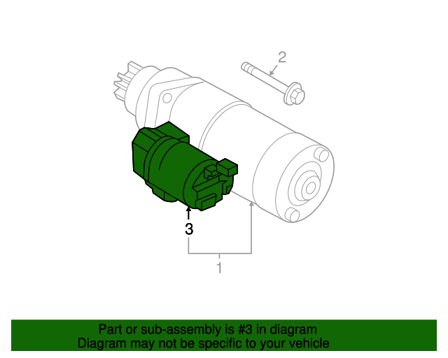 2008-2015 Nissan Starter Solenoid 23343-ET80A | TascaParts.com