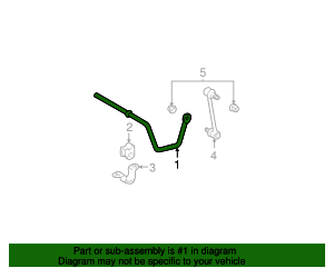 2004-2007 Toyota Highlander Stabilizer Bar 48812-48140 | OEM Parts Online