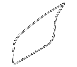 82130-3X200 - Door Weather-Strip - 2013-2014 Hyundai Elantra Coupe ...