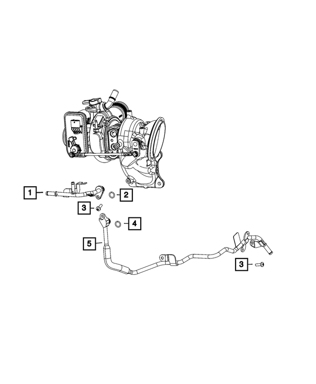 2023 Jeep Compass Coolant Tube O Ring 68575132AA | Mopar Estores
