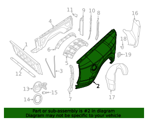 2019-2023 Ram 3500 Panel 68365026ab | TascaParts.com