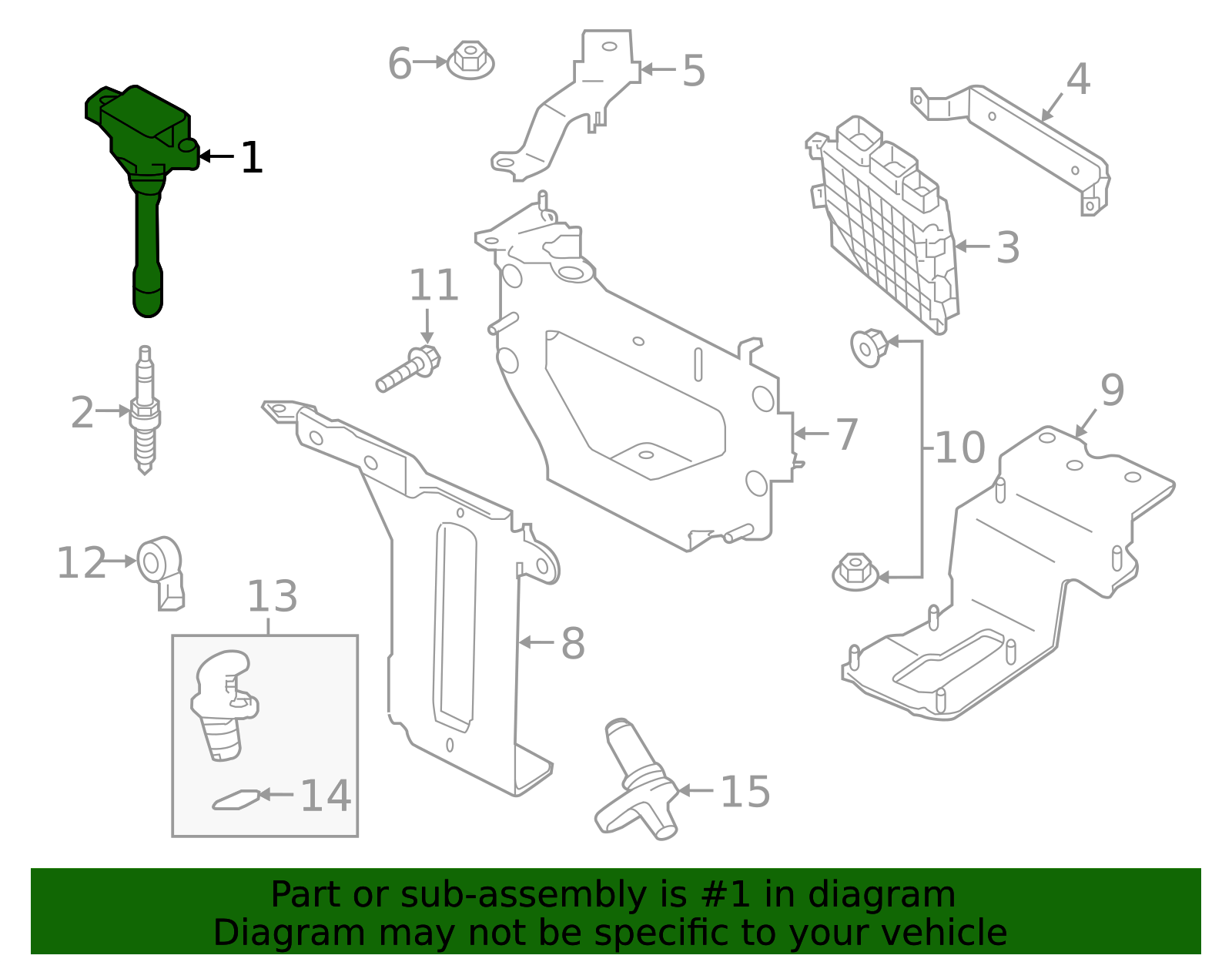 2019-2020 Infiniti QX50 Ignition Coil 22448-5NA0A | Grubbs Infiniti ...