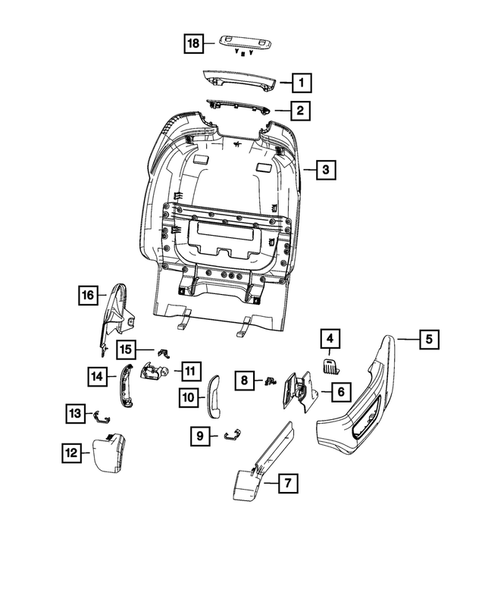 Front Seats - Adjusters, Recliners, Shields and Risers for 2022 Jeep ...
